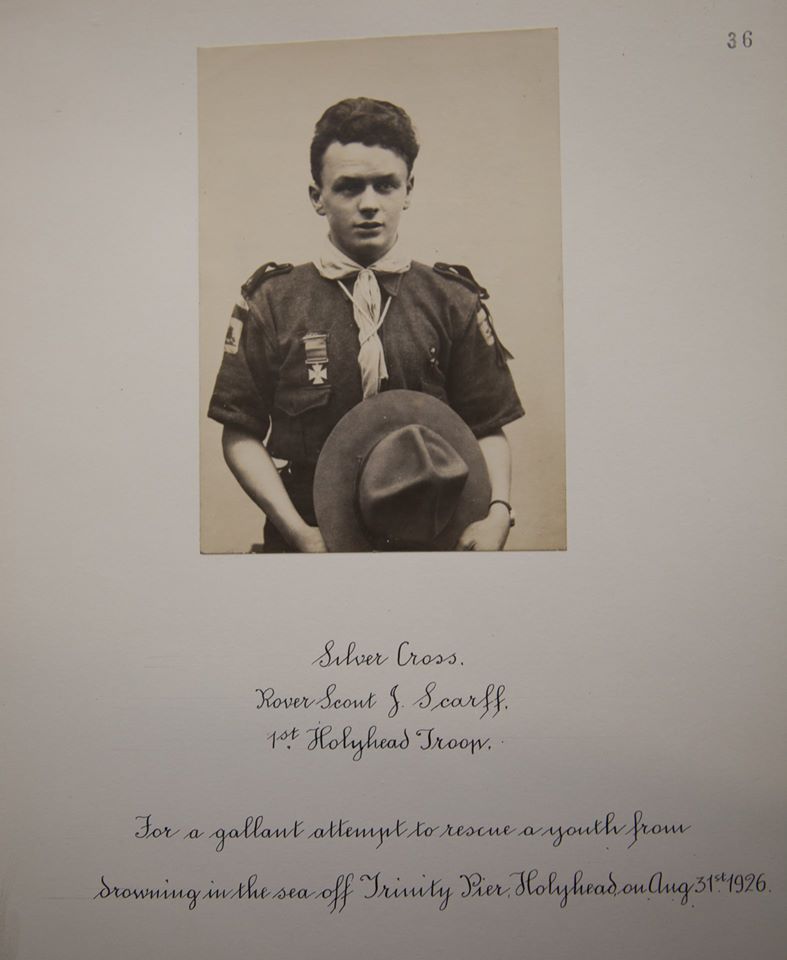 Holyhead Scout Awarded Silver Cross - Scouts Môn